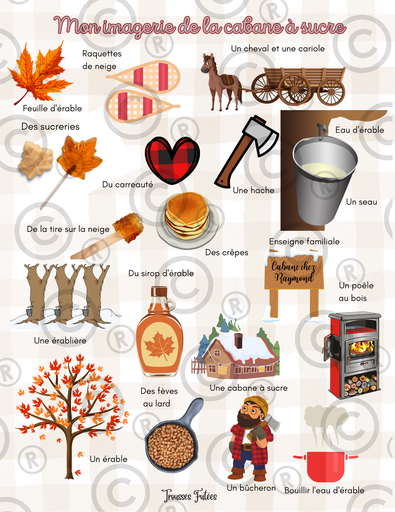 Trousse éducative La Cabane à sucre PDF- Activités imprimables 1-6 ans ...