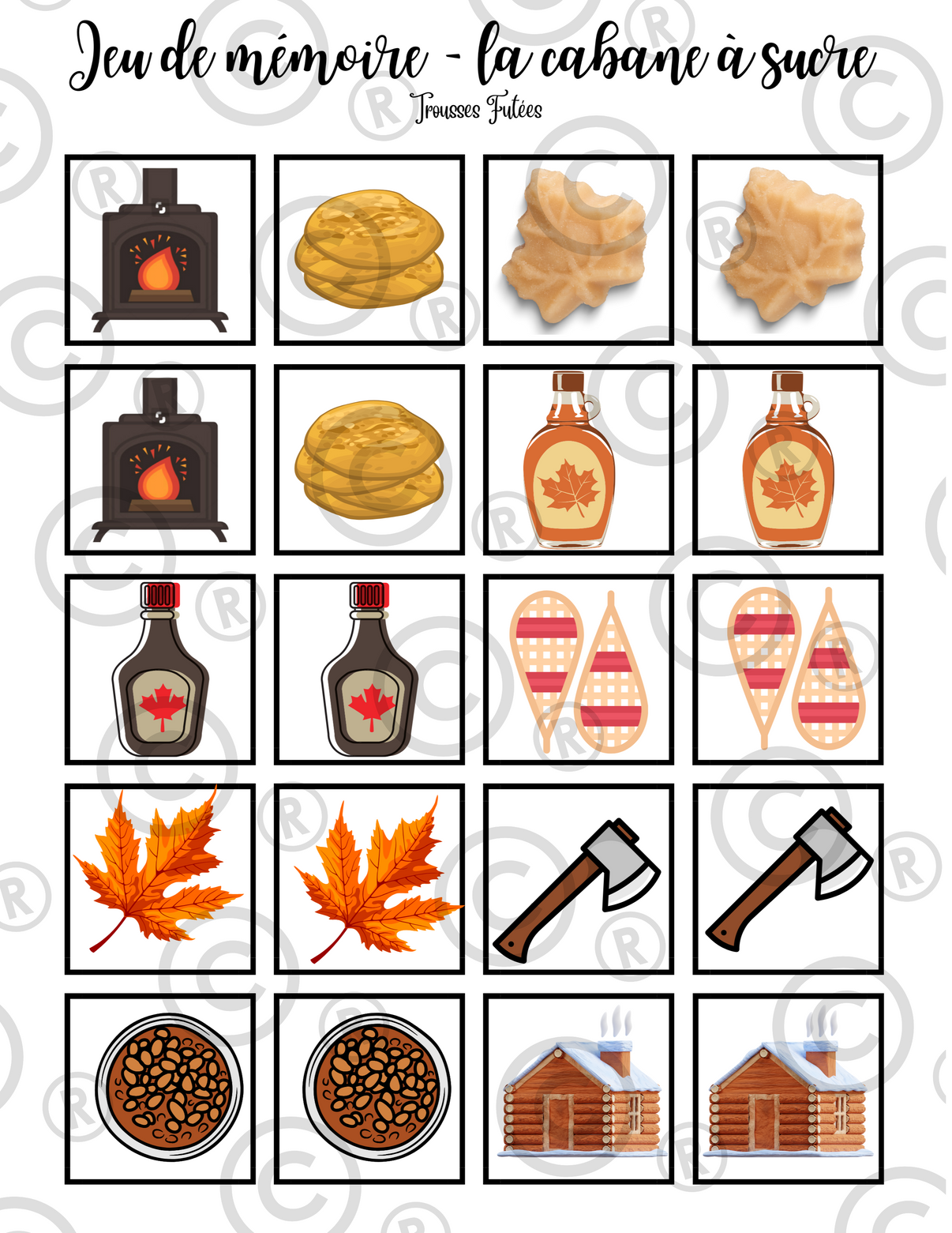 Trousse éducative La Cabane à sucre PDF- Activités imprimables 1-6 ans ...