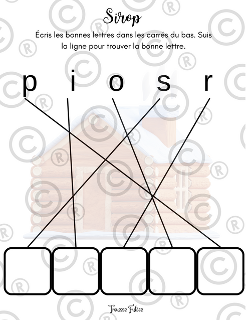 Trousse éducative La Cabane à sucre PDF- Activités imprimables 1-6 ans ...