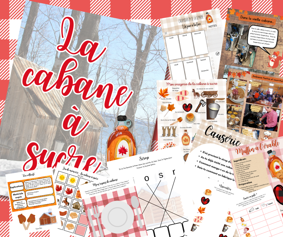 Trousse éducative La Cabane à sucre PDF- Activités imprimables 1-6 ans ...